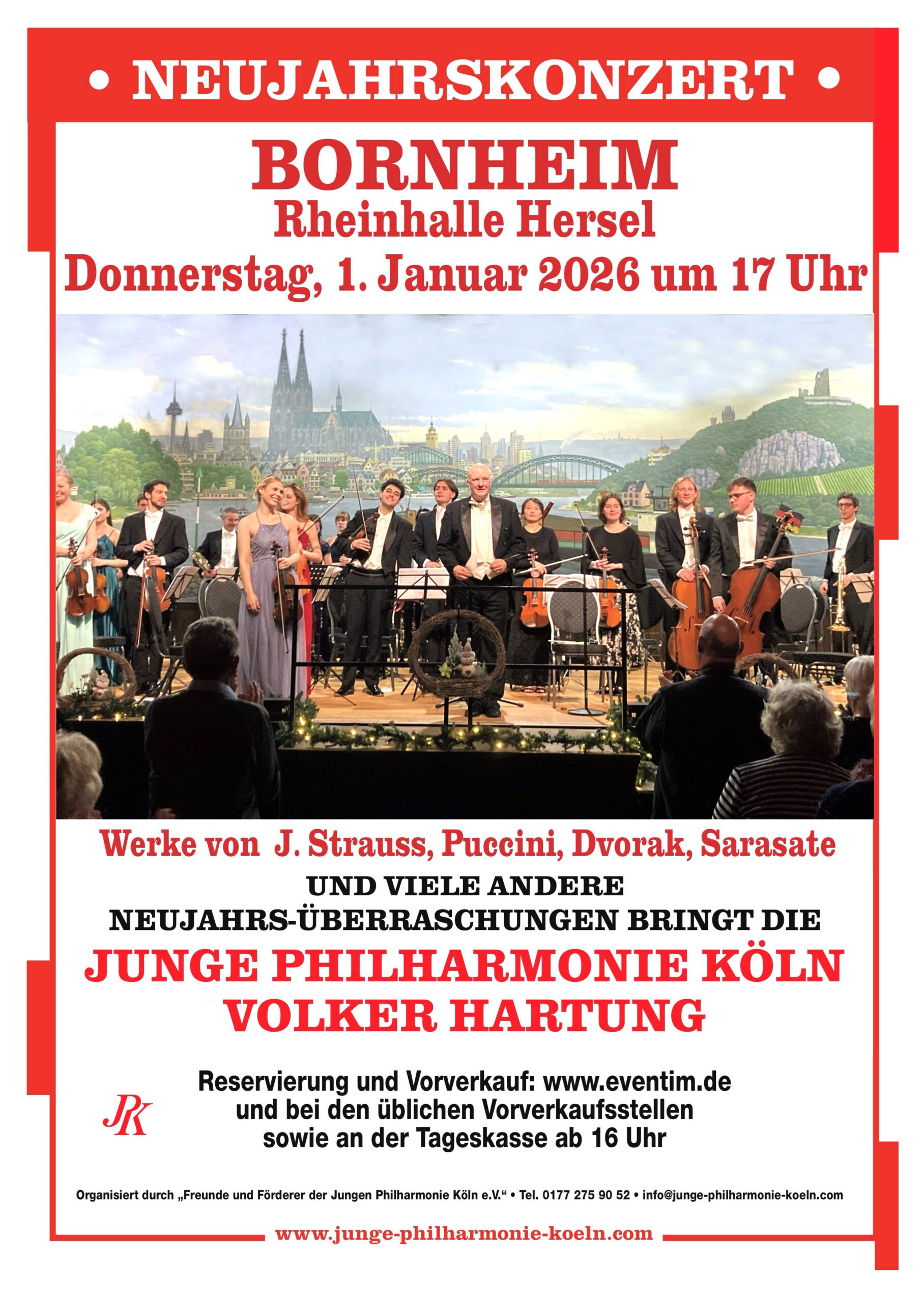 Neujahrskonzert Junge Philharmonie Köln 2026 - Rheinhalle Hersel